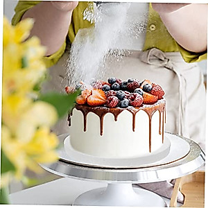 16pcs White Foam disc Fake Cake Tray Foams Cake Tray Foams Cake Stand Craft Foam Round Foam Circles Craft DIY Foams Round Cake pan Foams Cake Plate Unique Bottom Bracket Child