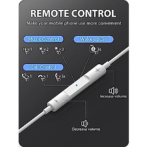 2 Packs - iPhone Earbuds with Lightning Connector [No Bluetooth Required] Headphones Wired for iPhone,[MFi Certified] Built-in Mic & Volume Control, Earphones Compatible with iPhone 14/13/12/SE/11/X