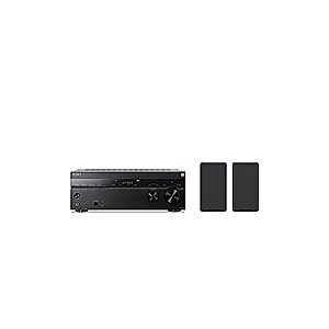 Sony STR-AN1000 7.2 CH 8K A/V Receiver: Dolby Atmos, DTS:X, Bluetooth, WiFi, Google Chromecast, Spotify Connect, Apple AirPlay, HDMI 2.1 and SA-RS3S Wireless Rear Speakers for HT-A7000/A5000/A3000