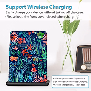 Fintie Trifold Case for 6.8" Kindle Paperwhite (11th Generation-2021) and Kindle Paperwhite Signature Edition - Ultra Lightweight Slim Shell Stand Cover Auto Wake/Sleep, Jungle Night