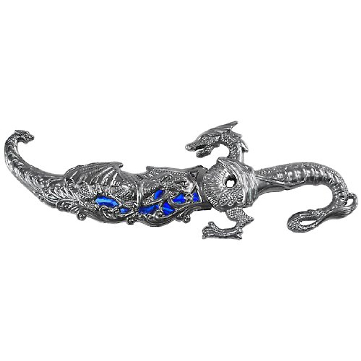 Wuu Jau H-858-BL Dragon Display Dagger, 10", Blue