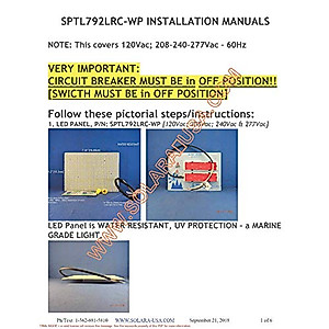 SOLARA-USA LED LIGHT FOR WALL PACK LIGHT FIXTURE - 277V 7000lumens 33Watts (277V - COOL WHITE [6000K])