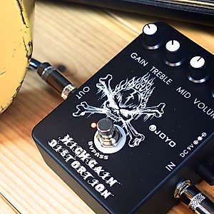 Joyo JF-04 High Gain Distortion, Guitar FX Pedal with Mid EQ