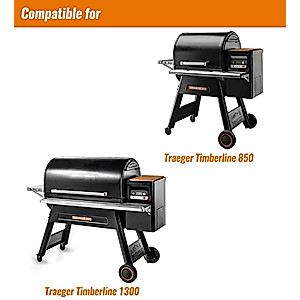 NUPICK 25 Pack Drip Pans for Traeger Timberline 850 & 1300 Grease Pan Liner (Gen 1 and 2 Models), BAC404/BAC582 Grill Drip Trays