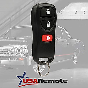 Key Fob Keyless Entry Remote fits Nissan Frontier Armada Murano Pathfinder Quest Sentra Titan Versa Xterra / Infiniti QX4 FX35 FX45 (KBRASTU15)