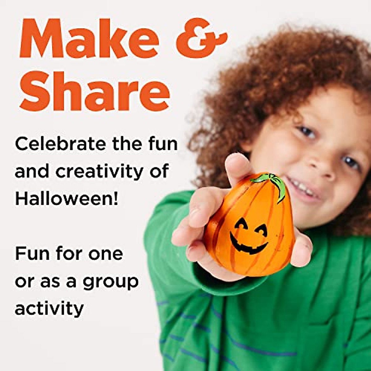 Creativity for Kids Hide and Seek Halloween Rock Painting Kit - Halloween Crafts for Kids Ages 6-8 for Kids, Kids Crafts