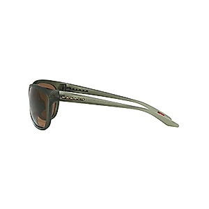 Oakley Women's OO9222 Pasque Aviator Sunglasses, Matte Olive Ink/Prizm Bronze, 60 mm