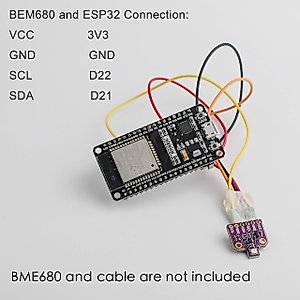 DIYmall DEVIT V1 ESP32-WROOM-32 Development Board ESP32 ESP-32S WiFi+BT BLE Dual-core Dev Module CP2102 forArduino DOIT(Pack of 2PCS)