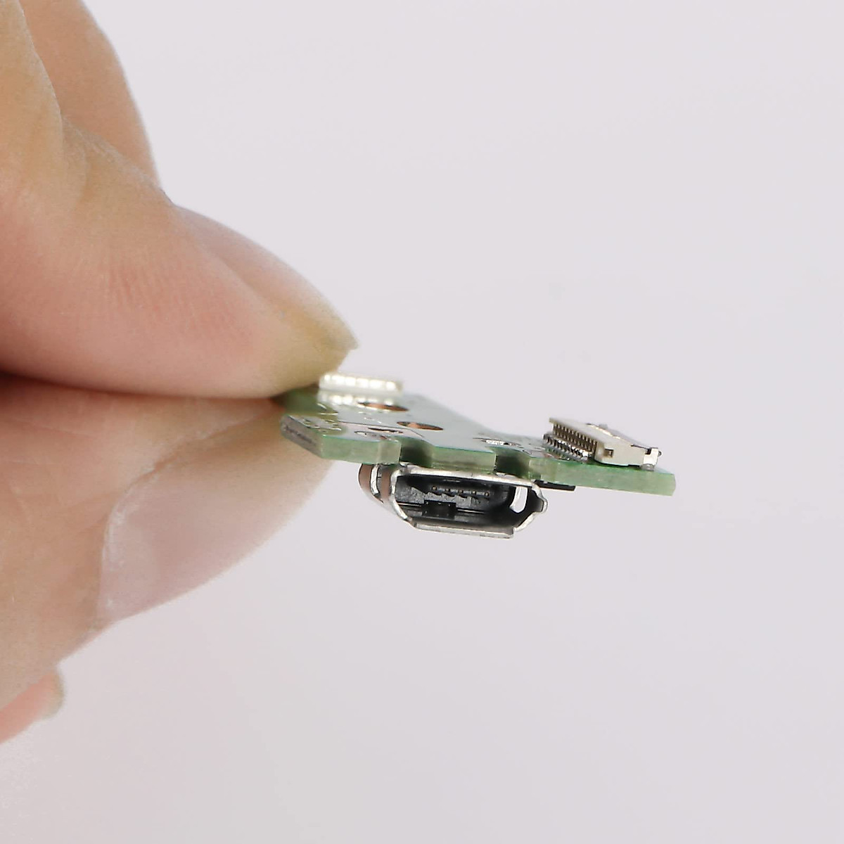 4pcs JDS-030 Interface Board Replacement Charging Port Assembly Compatible with PS4 Repair Part Micro USB Adaptor Charger Socket Board Connector Module