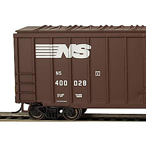 Bachmann Trains - 50' Outside Braced Box Car with Flashing End of Train Device - Norfolk Southern #400028 - HO Scale