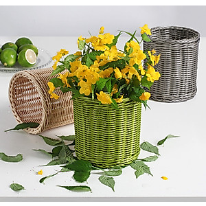 Colorbasket Hand Woven Waterproof Utensil Basket (Green)