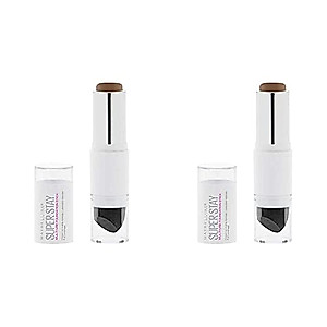 Maybelline New York Super Stay Foundation Stick for Normal To Oily Skin, Deep Bronze, 0.25 Ounce (Pack of 2)