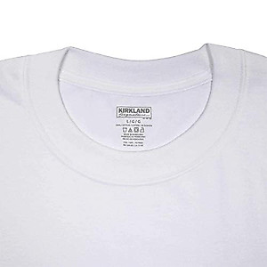 Kirkland Men's Crew Neck White T-Shirts (Pack of 6) (X-Large)