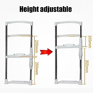 Optometry Lifting Chin Bracket Optometry Lifting Chin Bracket, Optical Instrument Forehead Support with Height Adjustment Knob, 95mm Lifting Distance, for Optical Shops, Vision Care Center
