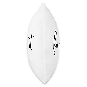 Swear Word Gifts For Women - ElizaDesigns Fuck It Funny Swear Cuss Word Throw Pillow, 16x16, Multicolor