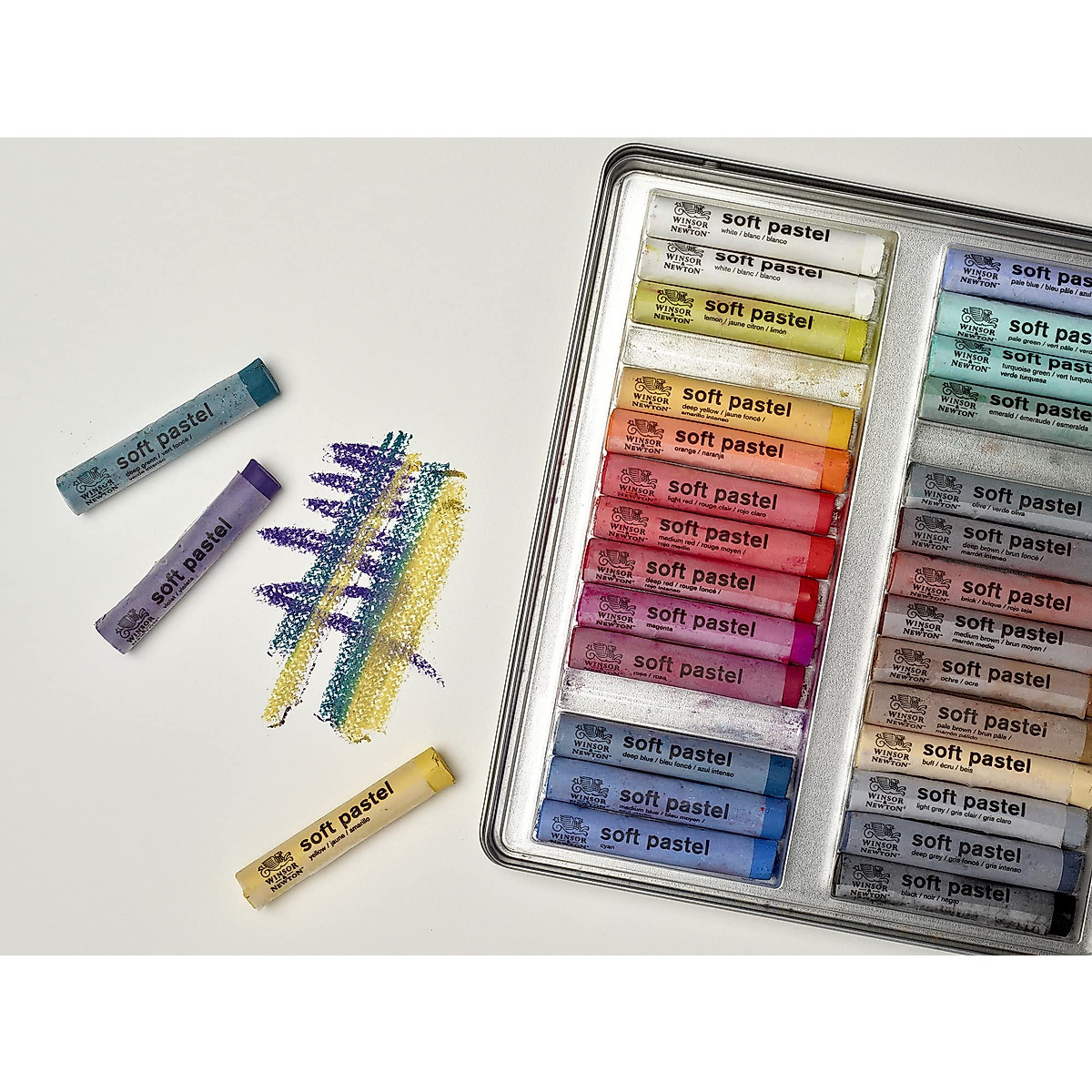 Winsor & Newton Professional Soft Pastels, Set of 30
