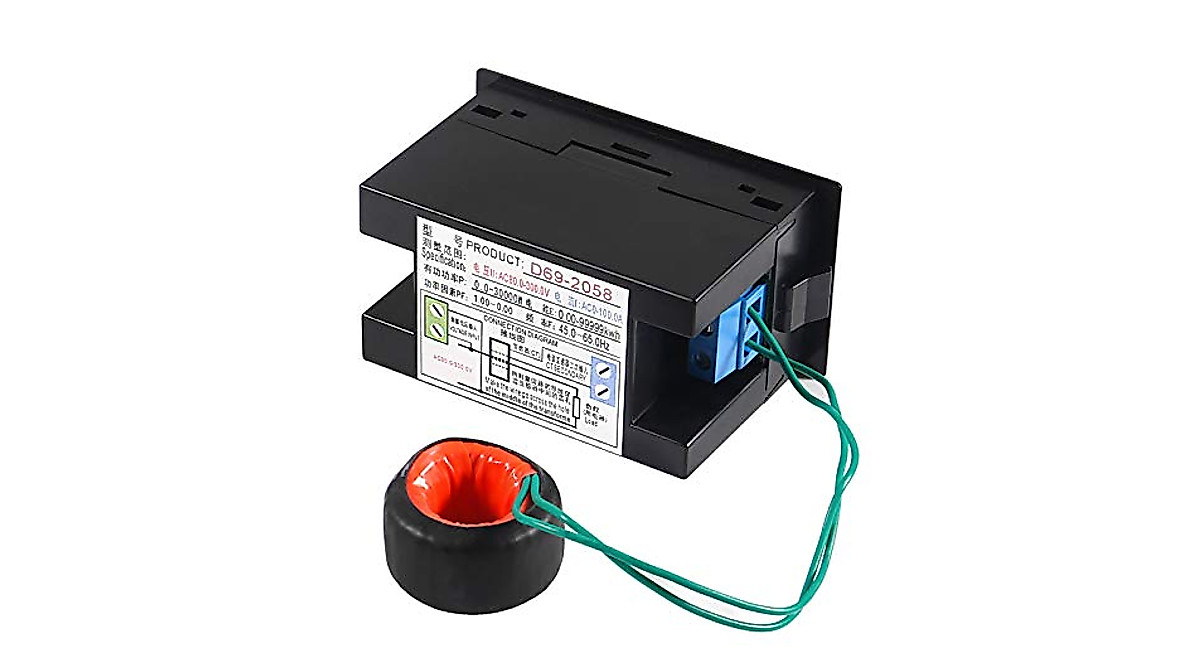 AC Display Meter 80-300V: Monitor Voltage & Current