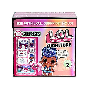 L.O.L. Surprise! Furniture Backstage with Independent Queen & 10+ Surprises