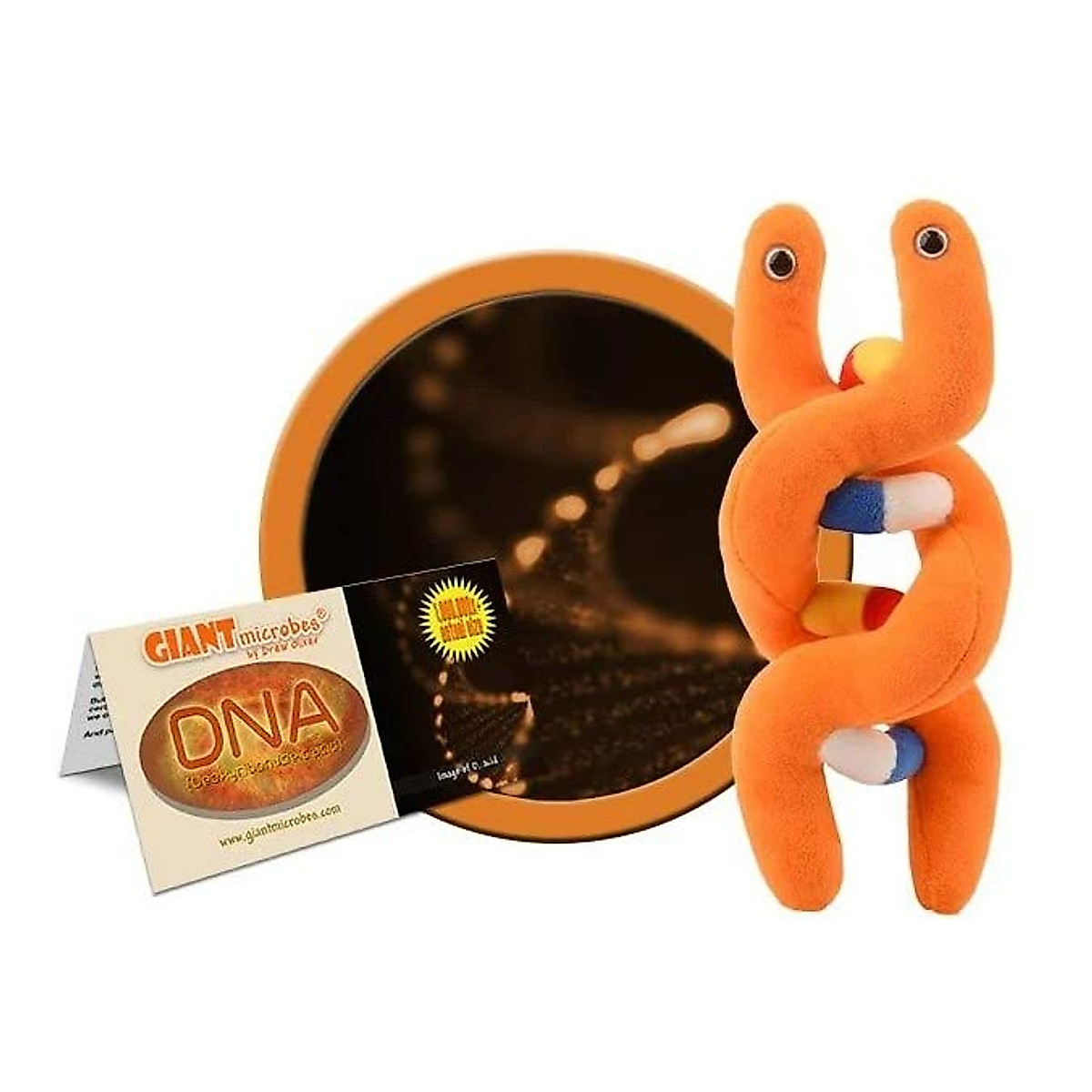 GIANTmicrobes DNA Plush, Genetics Gifts, DNA Gifts, Genetic Counselor Gifts, Genealogy Gifts, Ancestry Gift, Funny Science Teacher Gifts,Science Gifts