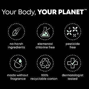 U by Kotex Clean & Secure Panty Liners, Light Absorbency, Regular Length, 516 Count (4 Packs of 129)