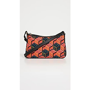 MCM Women's Cubic Logo Jacquard Mini Shoulder Bag, Multi, One Size