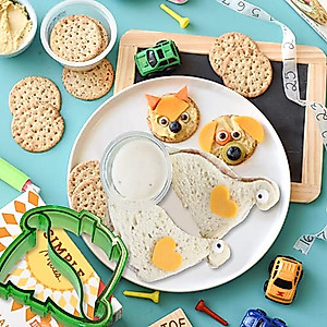 Sandwich Cutter Set for Kids,Fruit Vegetable Bread Cheese Shape Cutters Mold Great for Lunchbox and Bento Box