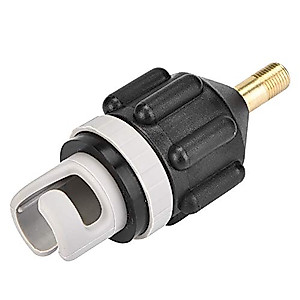 Dilwe Pump Adaptor, Inflatable Boat Air Pump Valve Adaptor Quick Inflation Pump Accessory