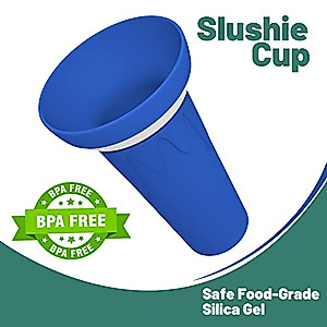 DEAR LOYEA Slushie Cup Ice Cream Maker TIK TOK Gadget Diy Smoothie Cup Cool Stuff Birthday Gifts(blue)