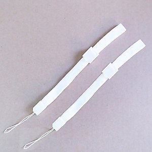 2 x White Hand Wrist Strap Wristband for Sony PSP 1000 2000 3000 Go PS Vita PS3 Move Cameras, NDSL NDSI DS Lite DSi XL 2DS 3DS XL Wii Remote Wii U, MP3 Music Players