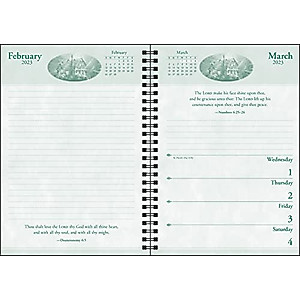 Thomas Kinkade Studios 12-Month 2023 Monthly/Weekly Engagement Calendar with Scr