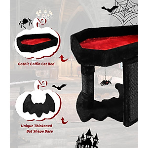 Gothic Cat Scratching Post Large+Gothic Cat Tree