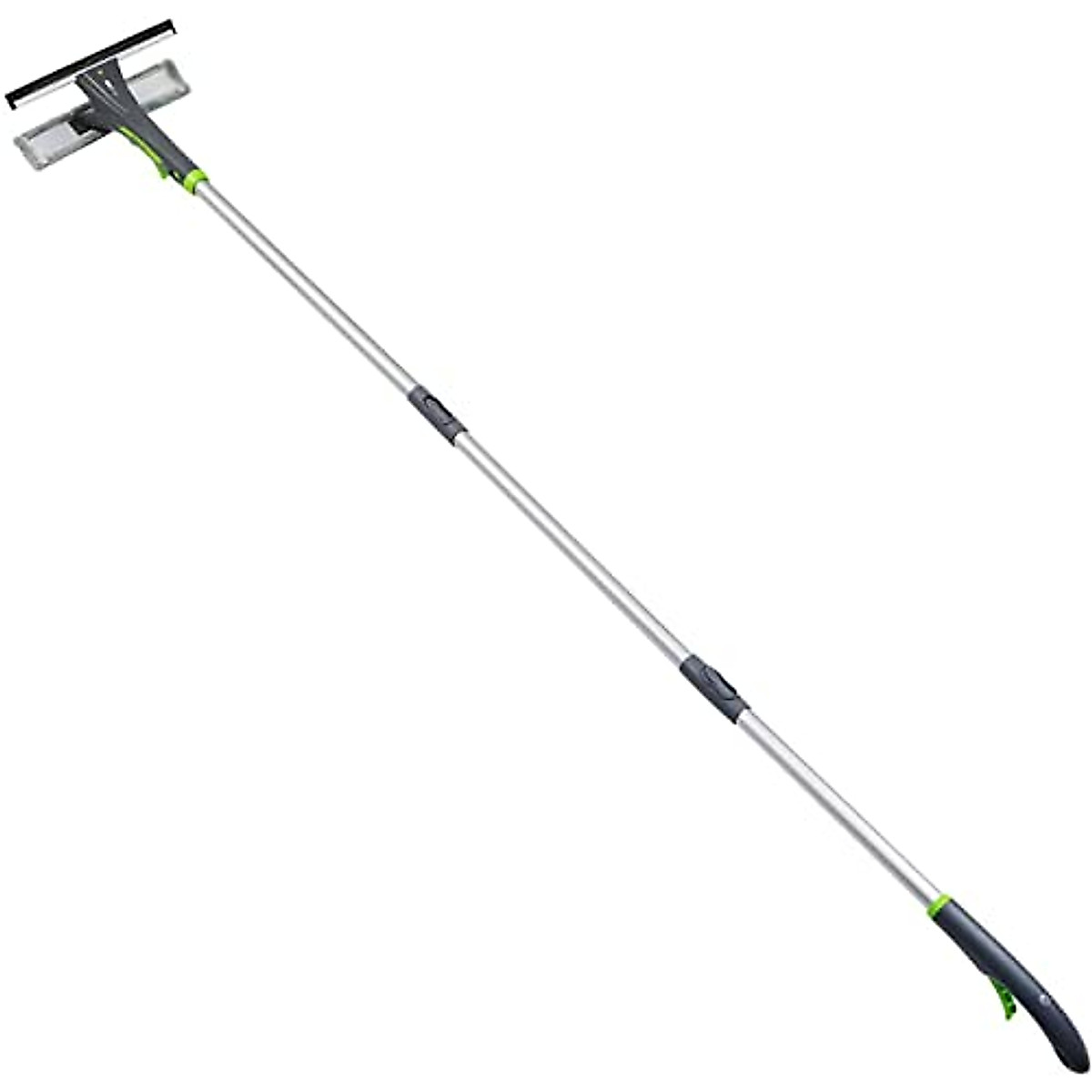 Amazon Basics Extendable Window Squeegee with Spray, Aluminum Extension Pole, 49 to 69 Inch
