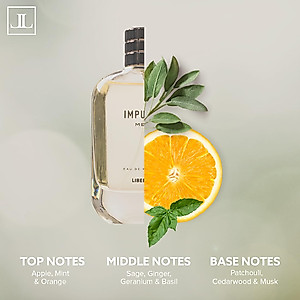 Liberty Perfumes for Men, (100ml/3.4Oz) Impulse Perfume Long-Lasting Eau de Parfum for Luxury Citrus & Spicy Fragrance for Men, Perfume Spray