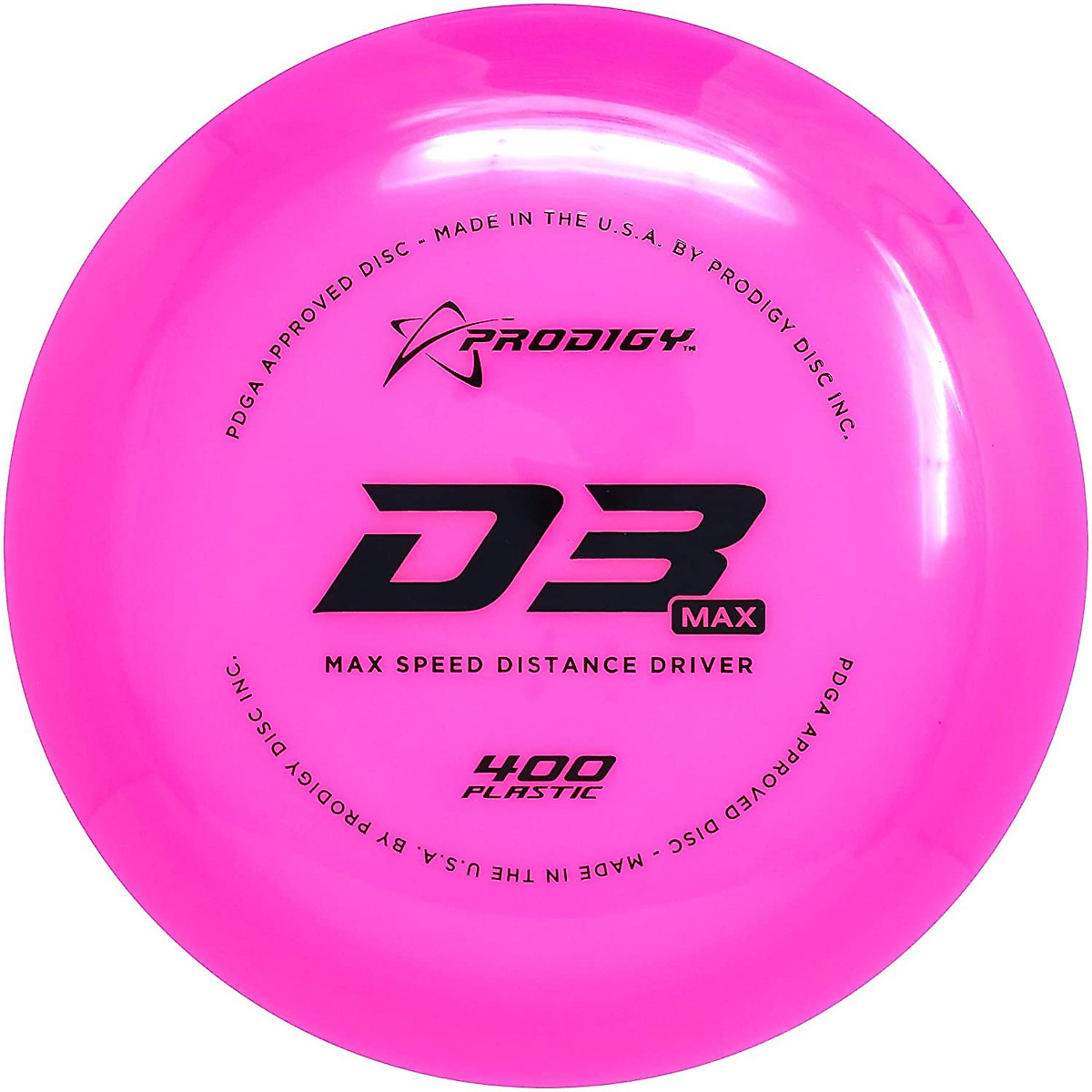 Prodigy Disc 400 Series D3 Max Distance Driver Golf Disc [Colors May Vary] - 170-174g