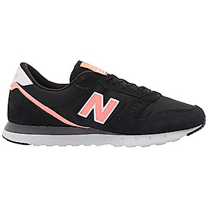 New Balance Women's 311 V2 Sneaker, Black/Paradise Pink, 7.5