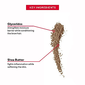 Mirabella Quick Brow Powder, Eyebrow Filler for Beautiful Brows with Skin-Conditioning and Nourishing Shea Butter, Long-Lasting and Buildable Eyebrow Powder Kit with Zero Fallout, Light/Medium