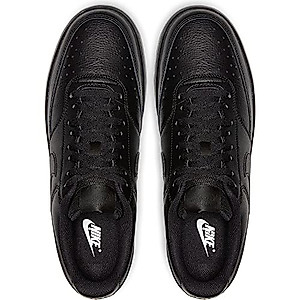 Nike Men's Court Vision Low Sneaker, Black/Black-Black, 9.5 Regular US