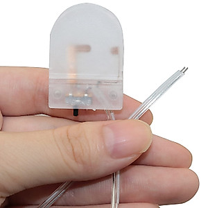 LRONG 6PCS Battery Holder Coin Cell Holder, Button Battery Holder, Battery Holder with Switch, Button Coin Cell Battery Holder with Leads On Off Switch