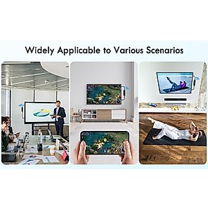 lulaven iShare iOS Wireless HDMI Display Adapter, Streaming Device for iPhone to TV, HD Video and Audio Sync, Streaming Mirroring YouTube Tiktok to TV, Wireless HDMI - 33FT
