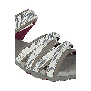 Mountain Warehouse Santorini Wide-Fit Womens Sandals Light Grey Womens Shoe Size 9 US