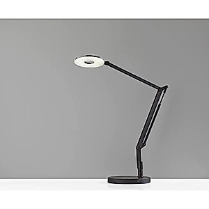 Adesso 6013-01 Gordon LED Desk Lamp 32.5 in, 9 Watt LED, Black, 1 Table Lamp