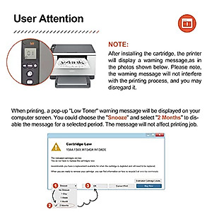 v4ink [Need OEM Chip] Compatible Toner Cartridge Replacement for HP 134A W1340A 2-Pack Black 134X for use in HP M209dw M209dwe MFP M234dw M234dwe M234sdw M234sdwe M209 M234 Printer Improved Version