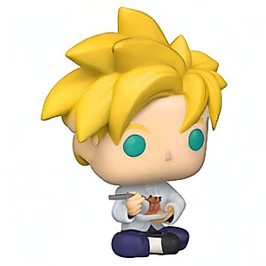 Funko POP Animation: Dragon Ball Z - SS Gohan with Noodles, Multicolor