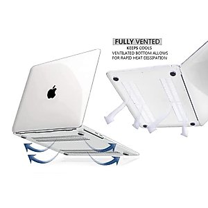 GVTECH Case for MacBook Air 13 inch Crystal Clear Case A1369 A1466, Plastic Hard Shell & Keyboard Cover & Screen Protector for with MacBook Air 13 (2010-2017) (A1369/A1466)