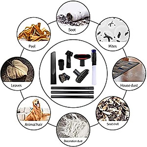 Vacuum Attachments for Shop Vac Accessories 1 1/4 inch & 1 3/8 inch Household Cleaning Kit With Adapter（10 Pcs）