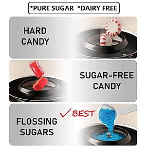 DiiDa Candy Floss Machine Easy Clean Cotton Candy Machine Maker 420W for Birthday Parties, Children's Day and Christmas Day