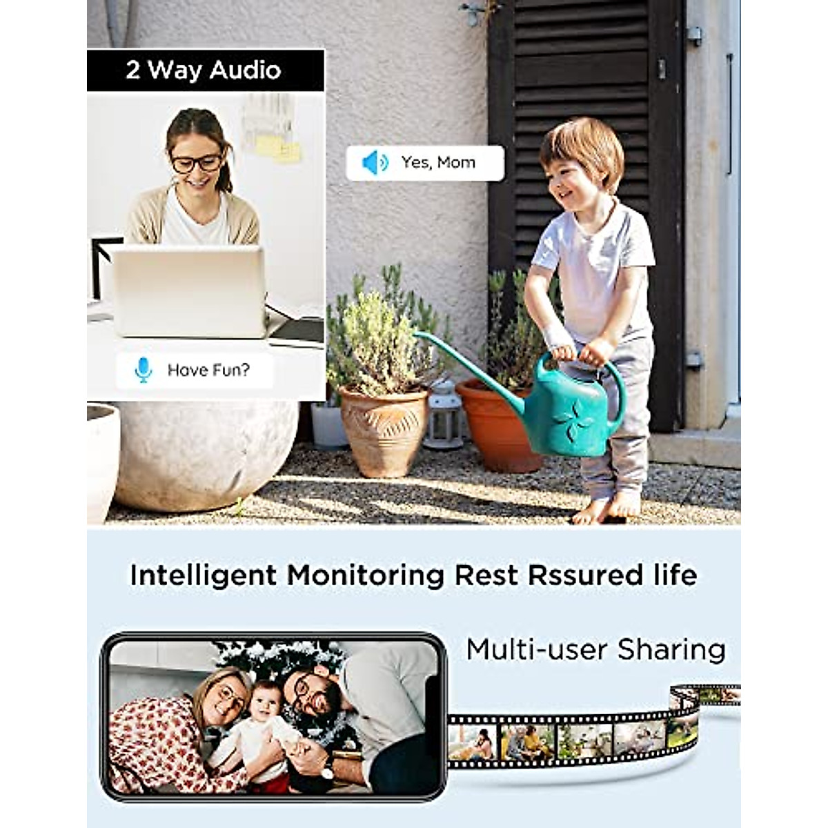 FOSCAM SD4 2k 4MP Outdoor Security Camera, 5G/2.4GHz WiFi PTZ IP Surveillance Camera with 4X Optical Zoom, Smart AI Human Detection, 2-Way Audio, 165ft Night Vision, CMOS Image Sensor, IP66