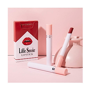 Emirde 4 Colors Matte Cigarette Lipstick Pack Set Tube Nude Red Lips Long Lasting Waterproof Liquid Lipstick Women Make up Velvet Cosmetic Lipsticks C