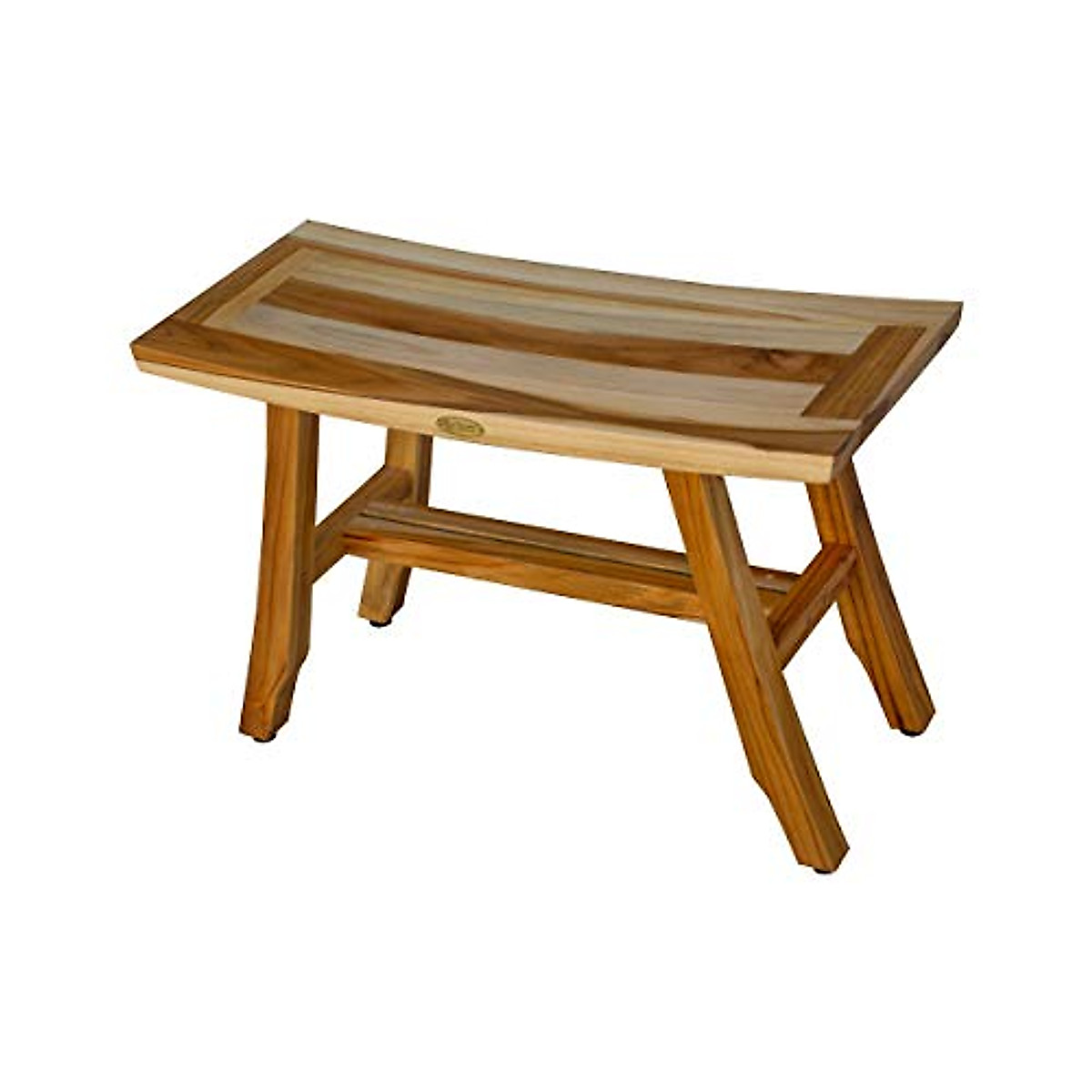 EcoDecors Satori Shower Bench, Natural, 28Lx12Wx18.5T