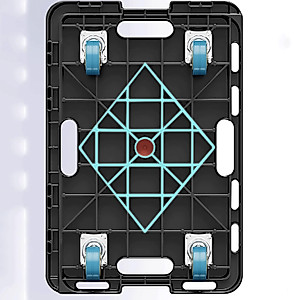 Can Be Spliced Handling Truck Small Flatbed Trolley Silent Flatbed Household Trolley for Storehouse